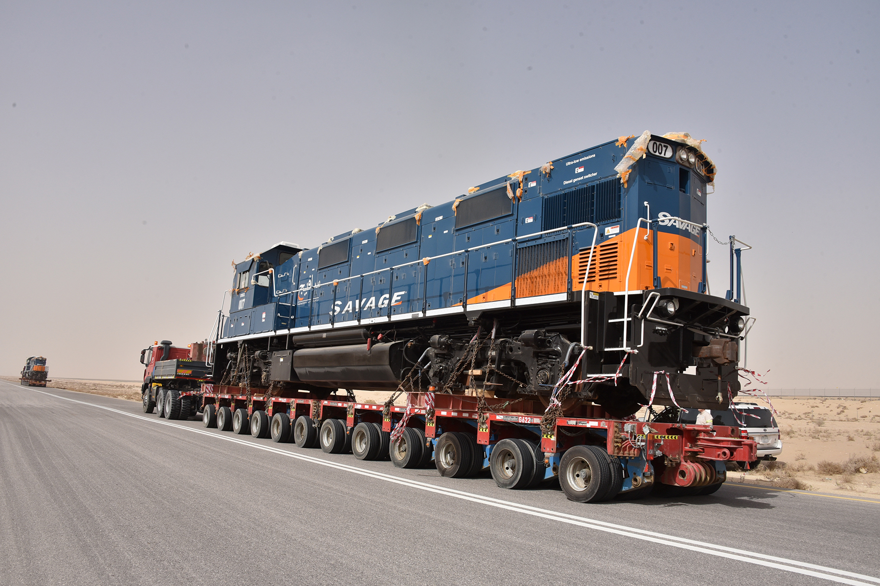 Savage Saudi Arabia Delivers Locomotives to Support Rail Operations